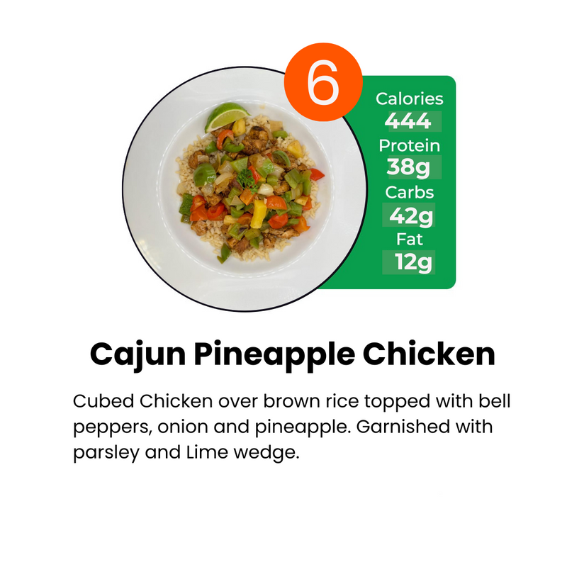 Weekly 6 Meal Plan (15% Off Applied) – Better Body Meals